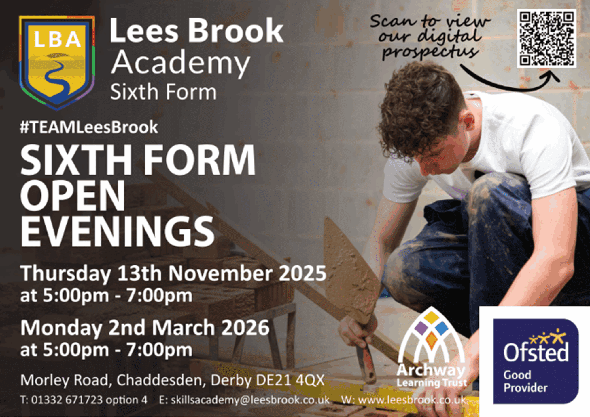 Open Evenings - Lees Brook Academy